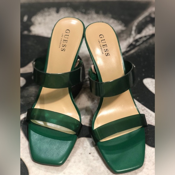 Guess | Shoes | Guess Green Sandal Size | Poshmark